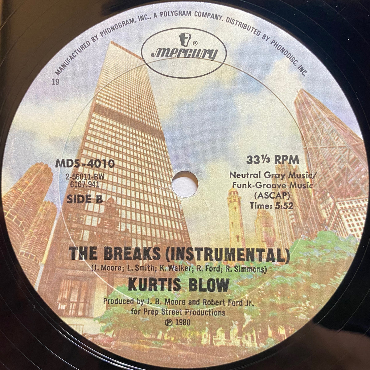 The Breaks - Kurtis Blow | VINYL7 RECORDS