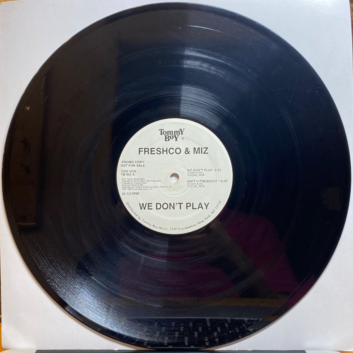 We Don't Play - Freshco & Miz | VINYL7 RECORDS