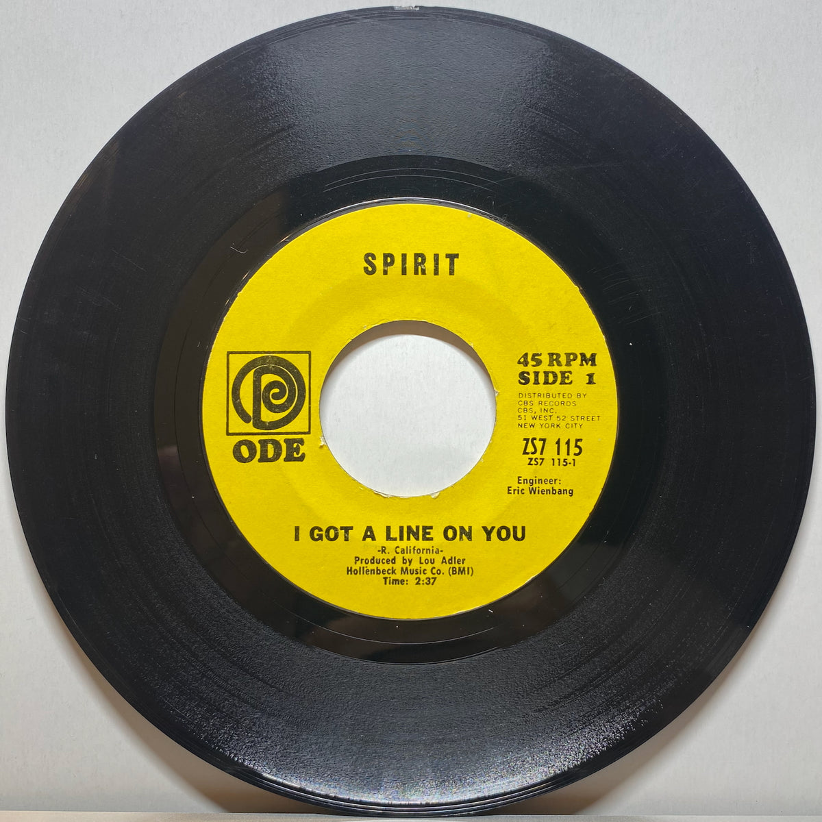 I Got A Line On You - Spirit | VINYL7 RECORDS