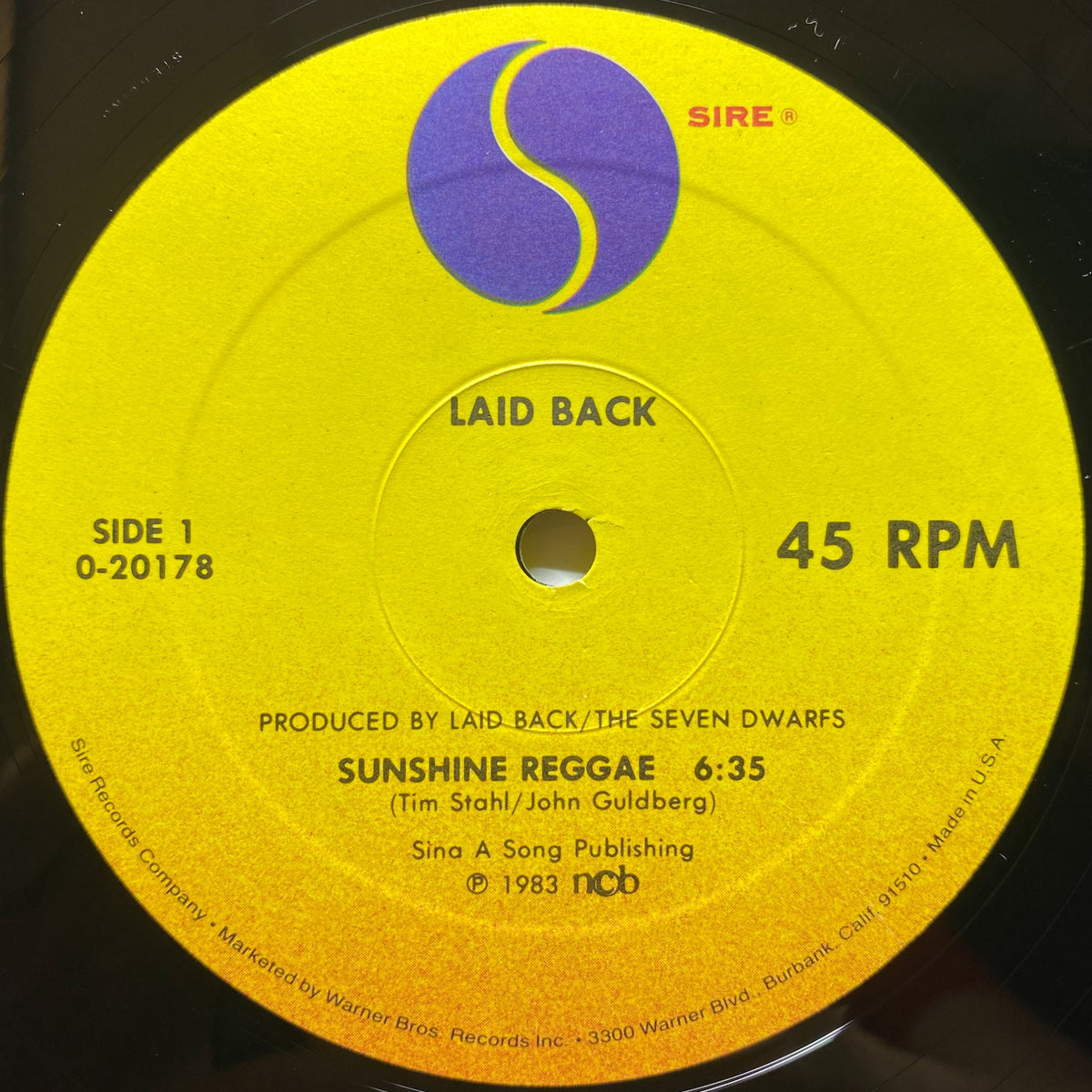 Sunshine Reggae - Laid Back | VINYL7 RECORDS