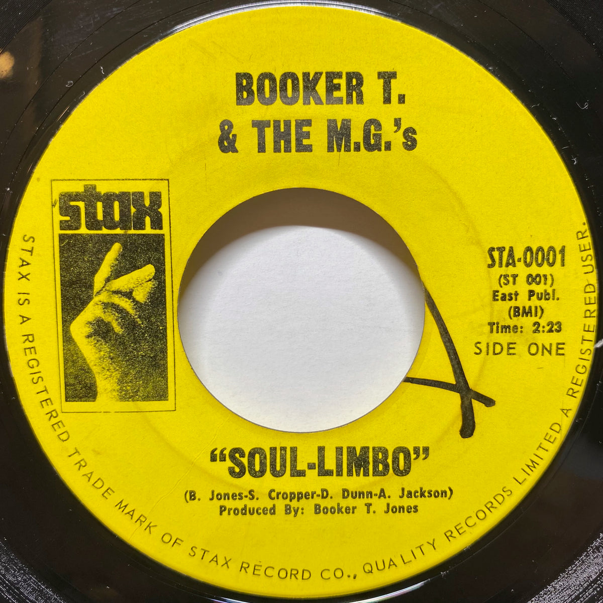 Soul Limbo - Booker T. & The M.G.'s | VINYL7 RECORDS