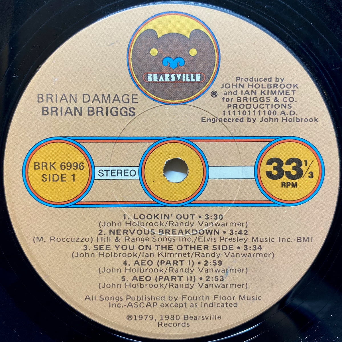 Brian Damage - Brian Briggs | VINYL7 RECORDS
