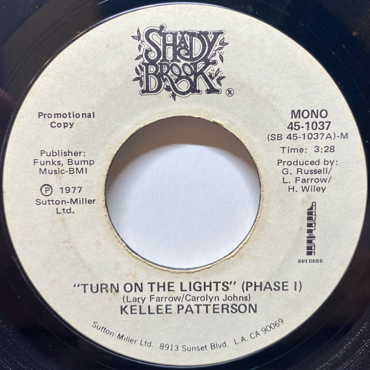 Turn On The Lights - Kellee Patterson | VINYL7 RECORDS