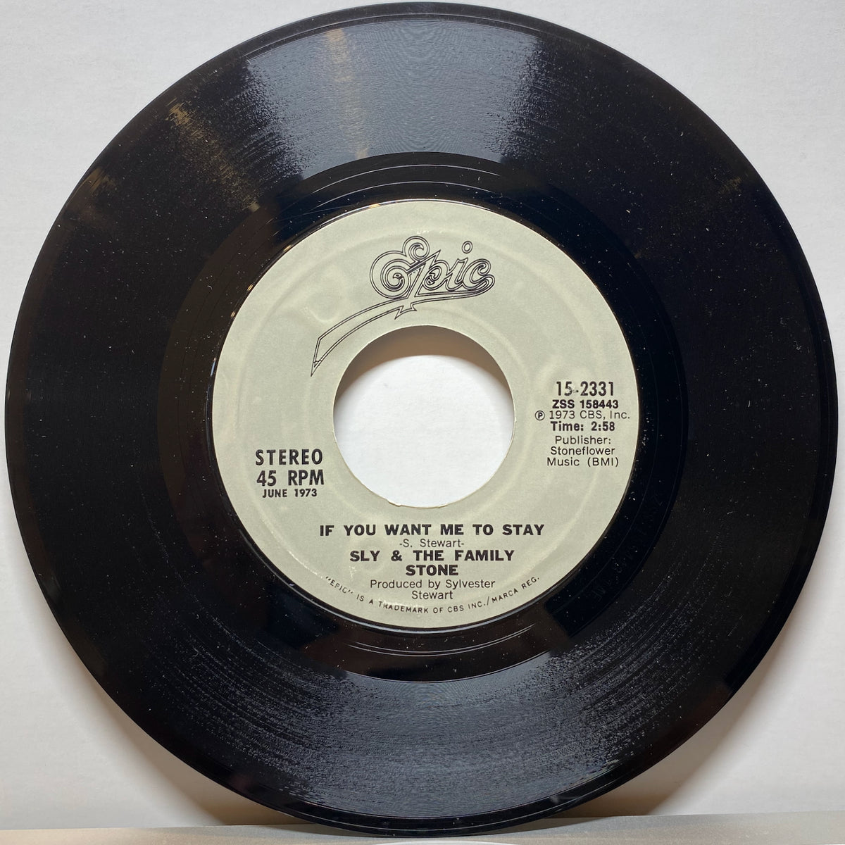 If You Want Me To Stay / Frisky - Sly & The Family Stone | VINYL7 RECORDS