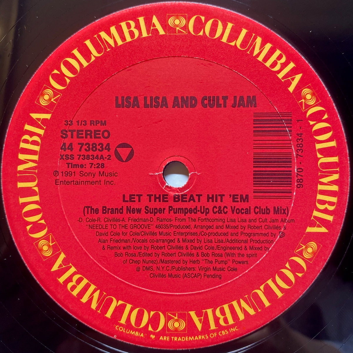 Let The Beat Hit 'Em - Lisa Lisa & Cult Jam | VINYL7 RECORDS