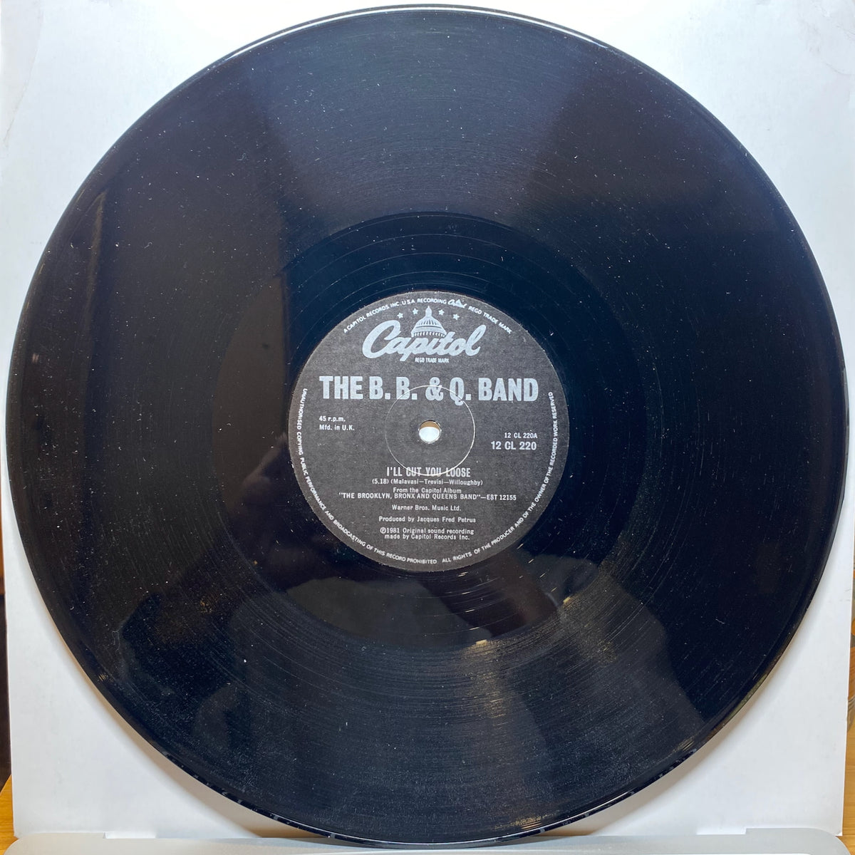 I'll Cut You Loose / Starlette - B.B. & Q. Band, The | VINYL7 RECORDS