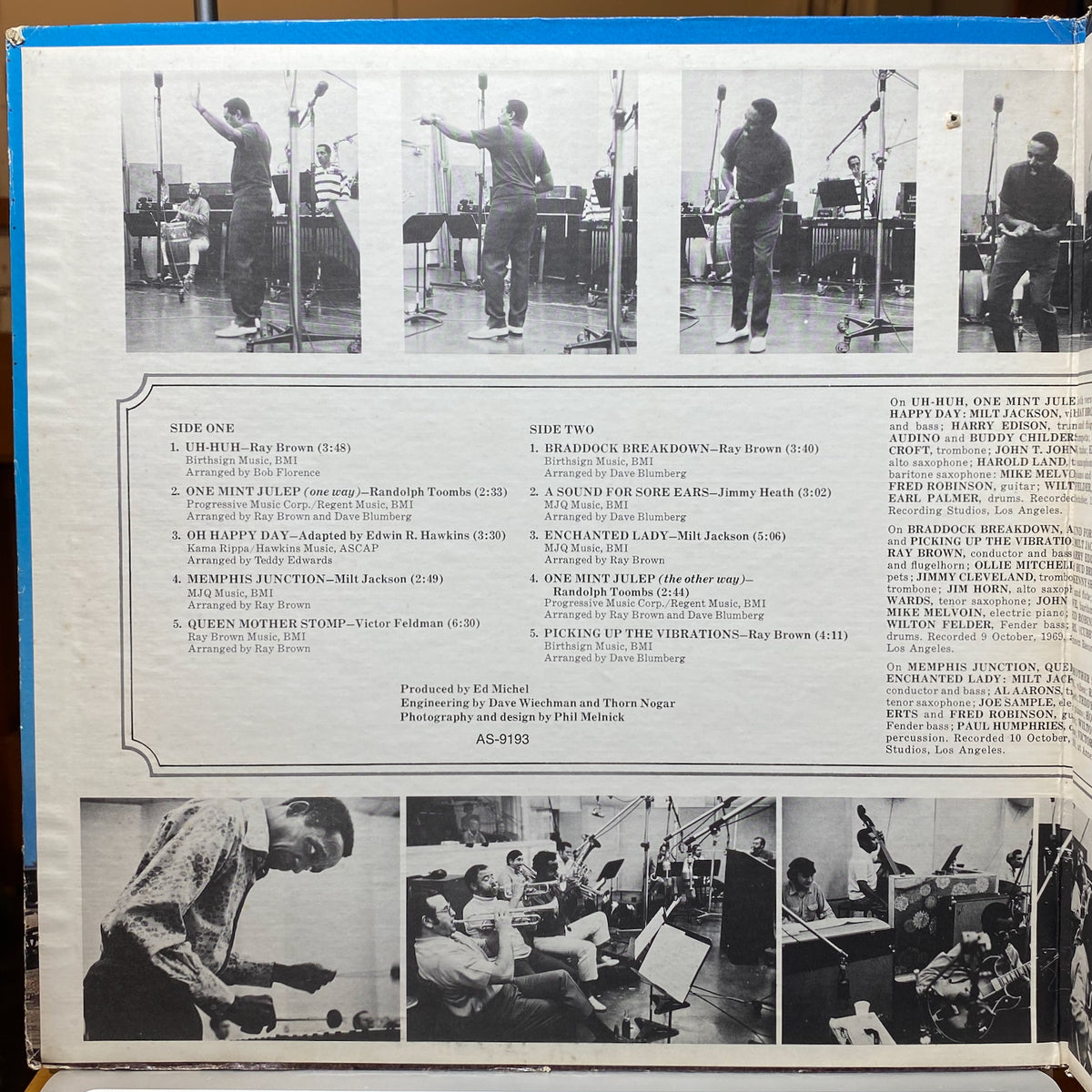 Memphis Jackson - Milt Jackson With Ray Brown Big Band | VINYL7 RECORDS