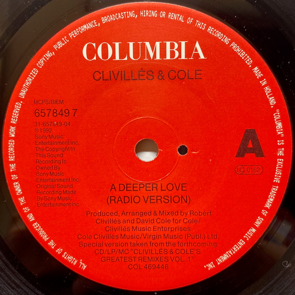 A Deeper Love - Clivillés & Cole | VINYL7 RECORDS