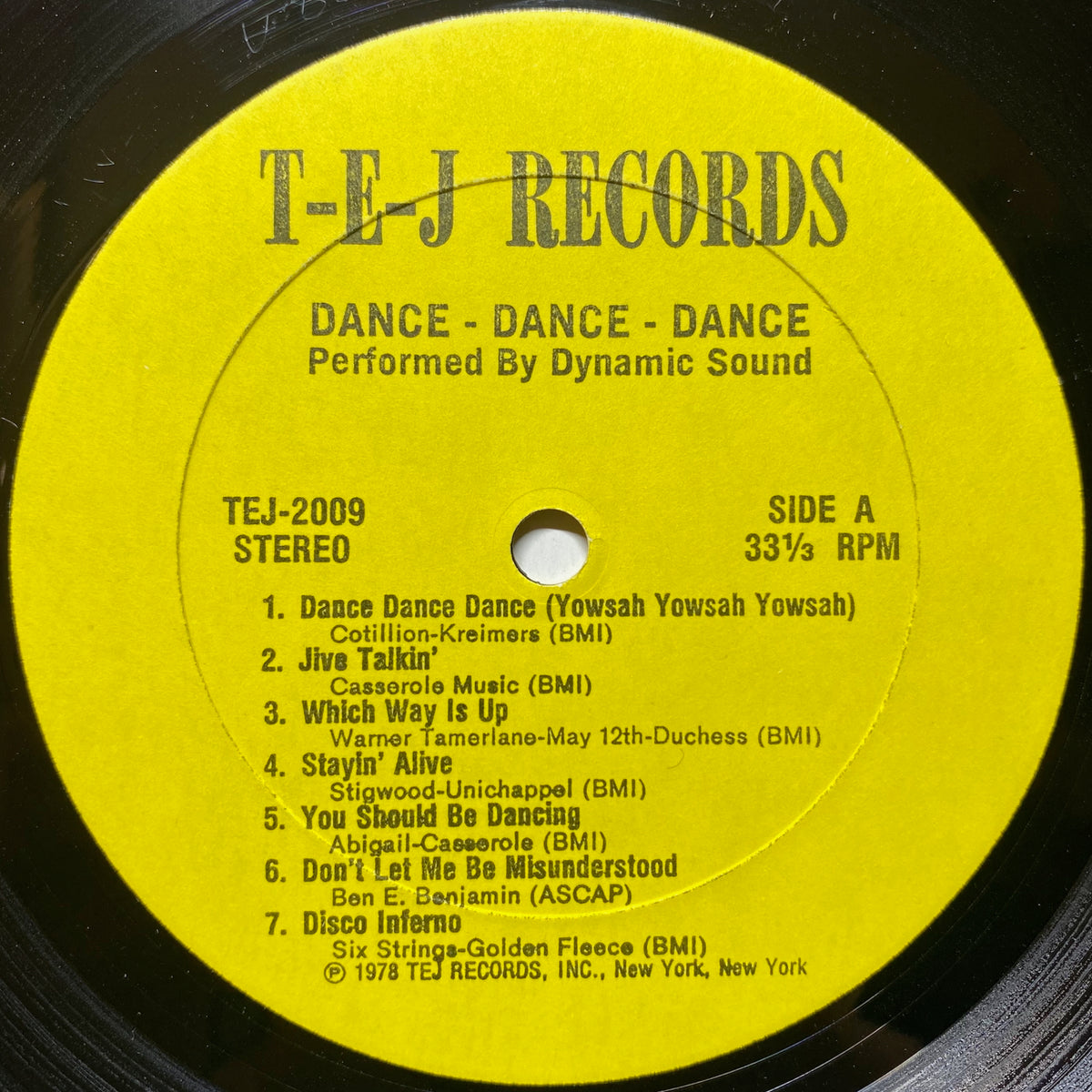 Dance Dance Dance - Dynamic Sound | VINYL7 RECORDS