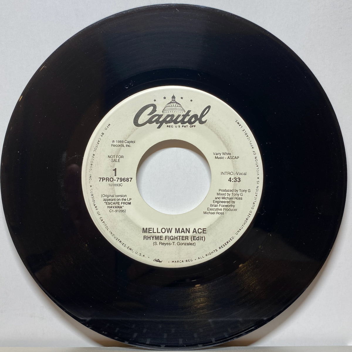 Rhyme Fighter - Mellow Man Ace | VINYL7 RECORDS