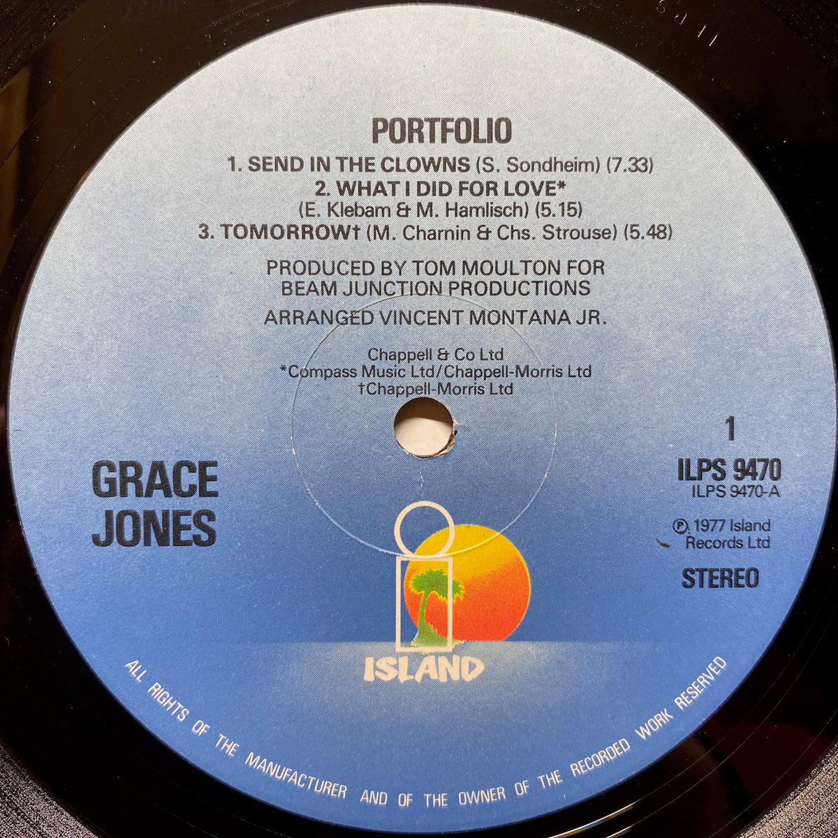 Portfolio - Grace Jones | VINYL7 RECORDS