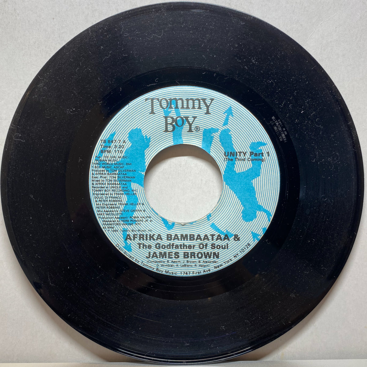 Unity - Afrika Bambaataa & The Godfather Of Soul James Brown | VINYL7 ...