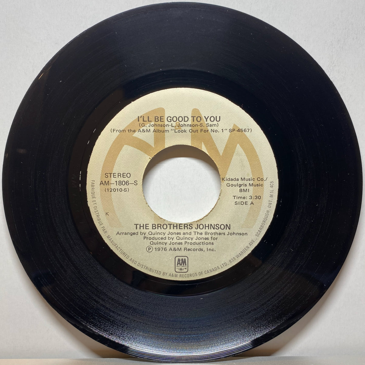 I'll Be Good To You - Brothers Johnson, The | VINYL7 RECORDS