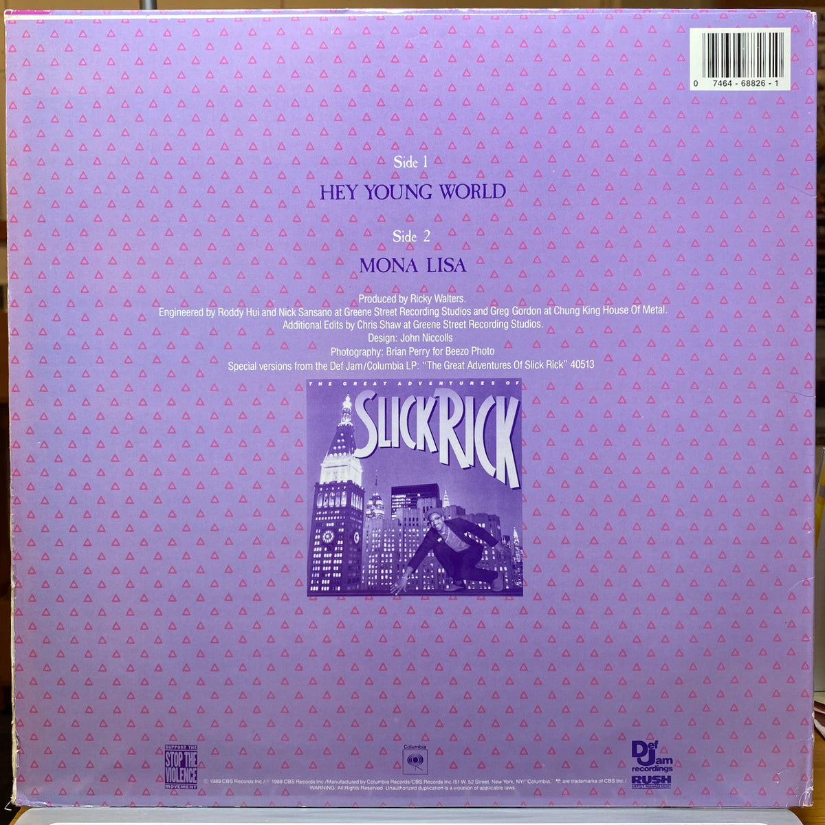 Hey Young World / Mona Lisa - Slick Rick | VINYL7 RECORDS