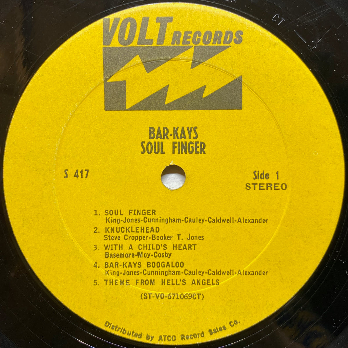 Soul Finger - Bar-Kays | VINYL7 RECORDS