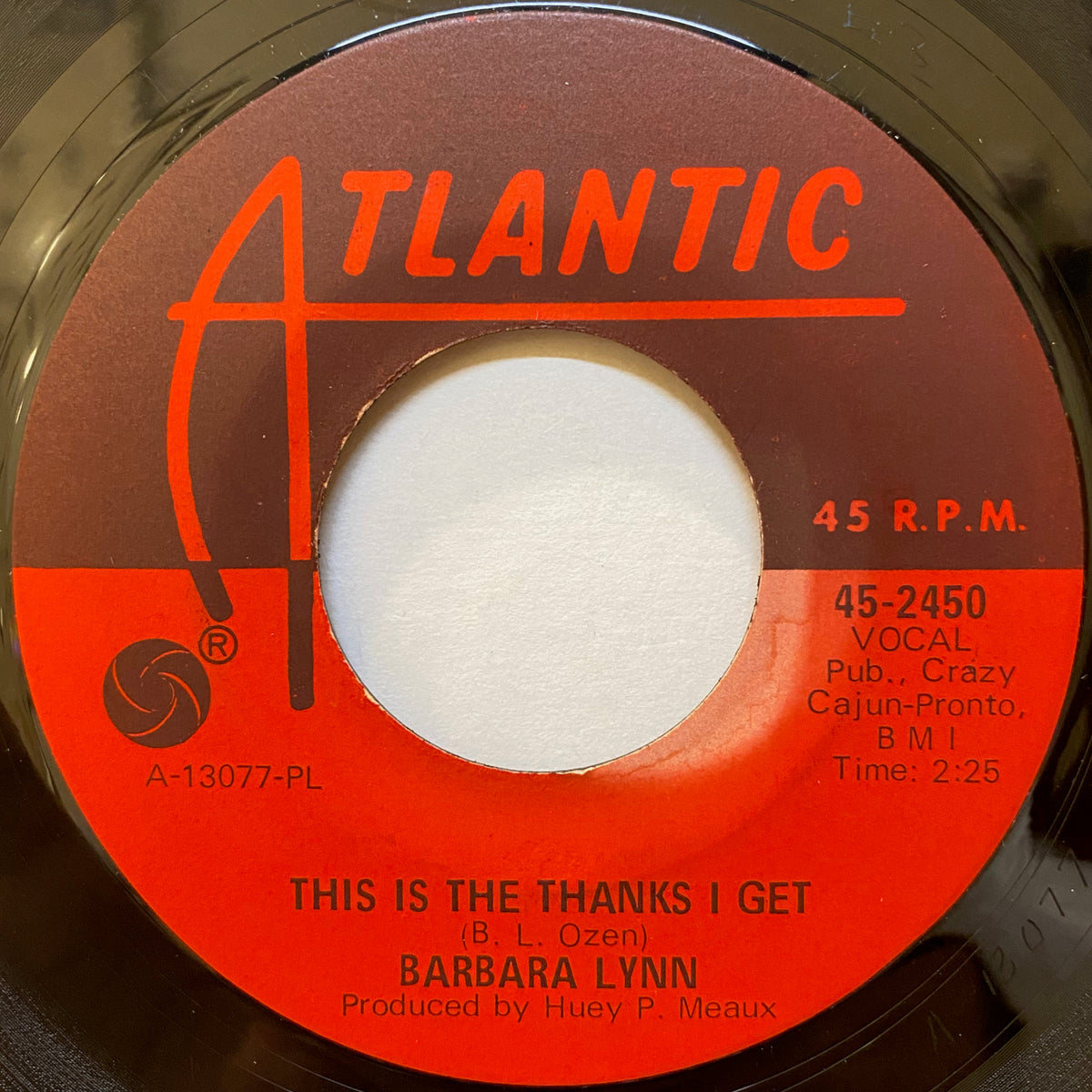This Is The Thanks I Get - Barbara Lynn | VINYL7 RECORDS