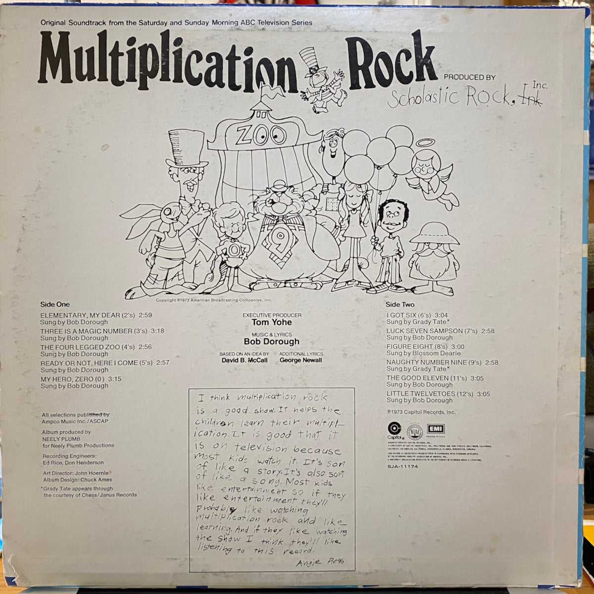 Multiplication Rock - (Original Soundtrack Recording) - Bob Dorough ...