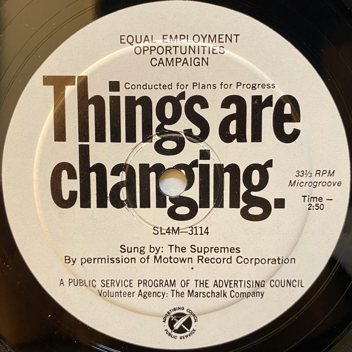 Things Are Changing - Supremes, The | VINYL7 RECORDS