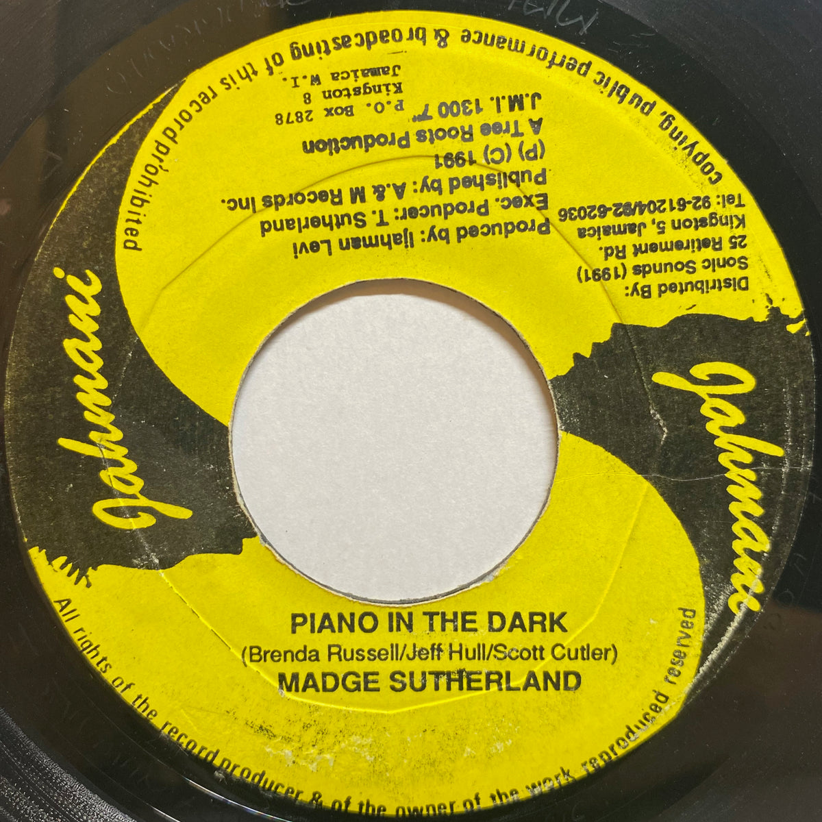Piano In The Dark - Madge Sutherland | VINYL7 RECORDS