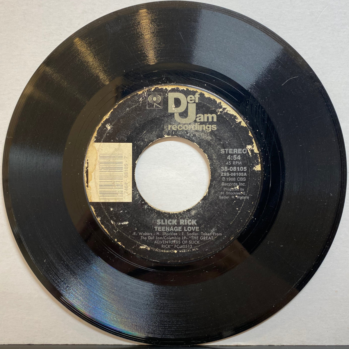 Teenage Love - Slick Rick | VINYL7 RECORDS