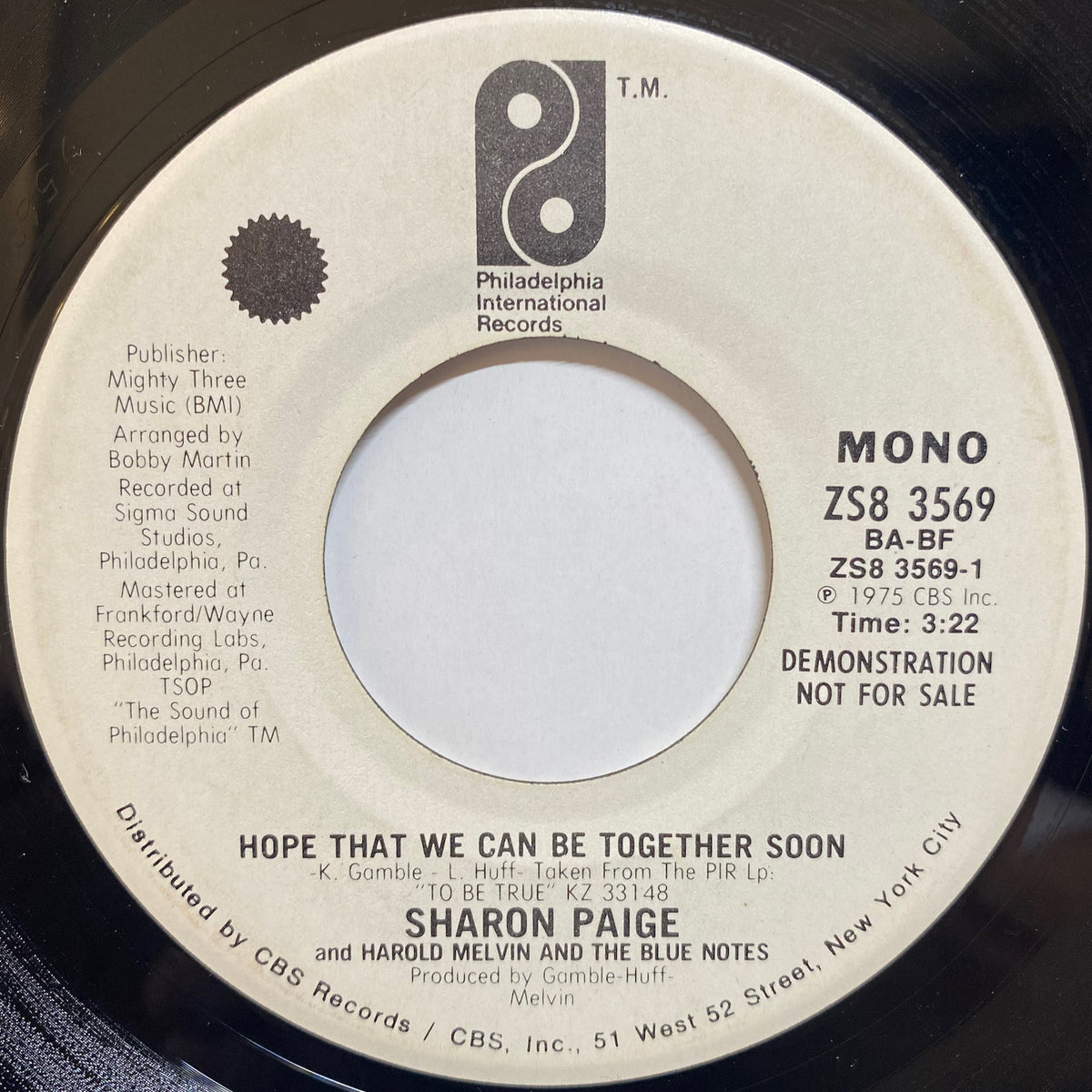 Hope That We Can Be Together Soon - Sharon Paige And Harold Melvin And ...