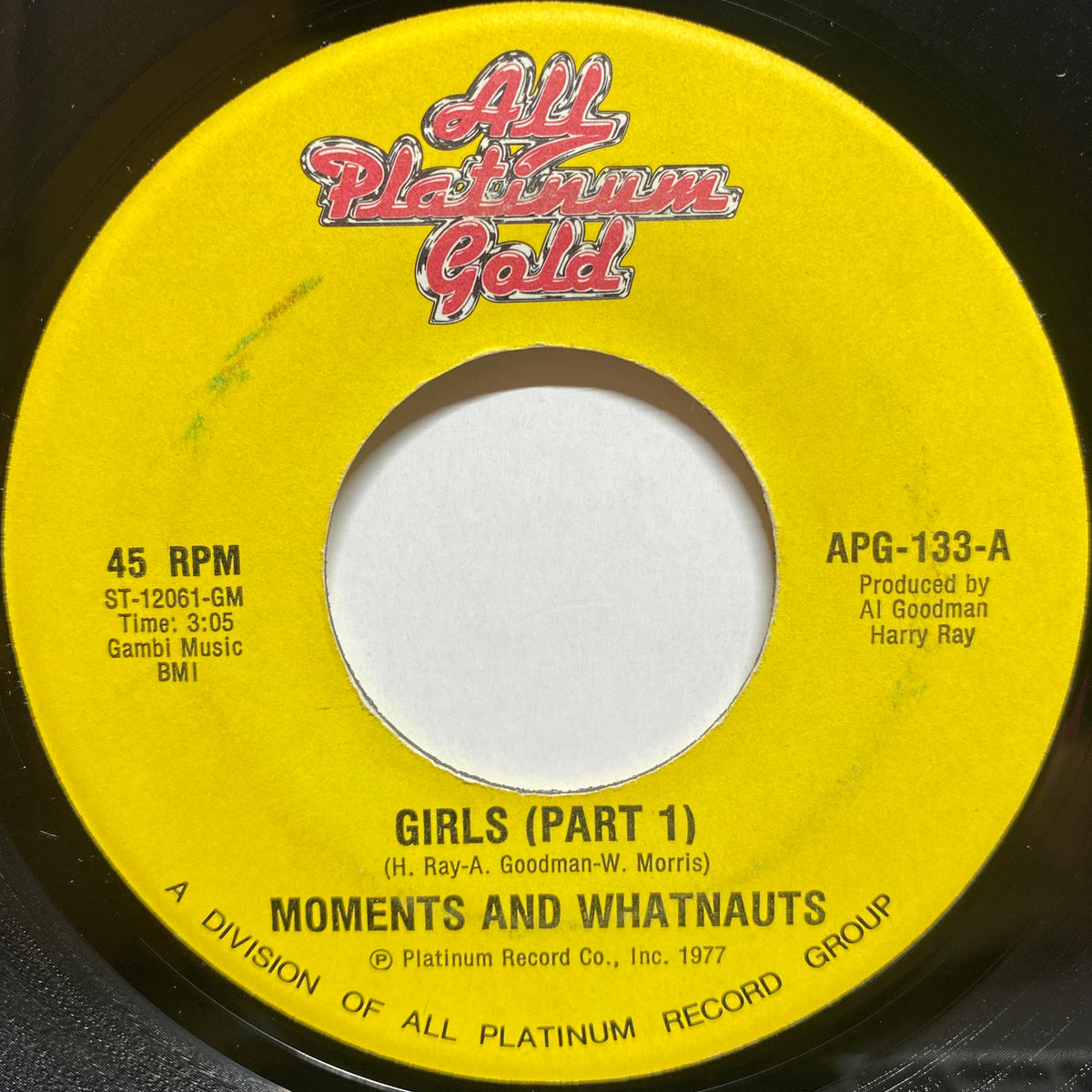 Girls - Moments And Whatnauts | VINYL7 RECORDS