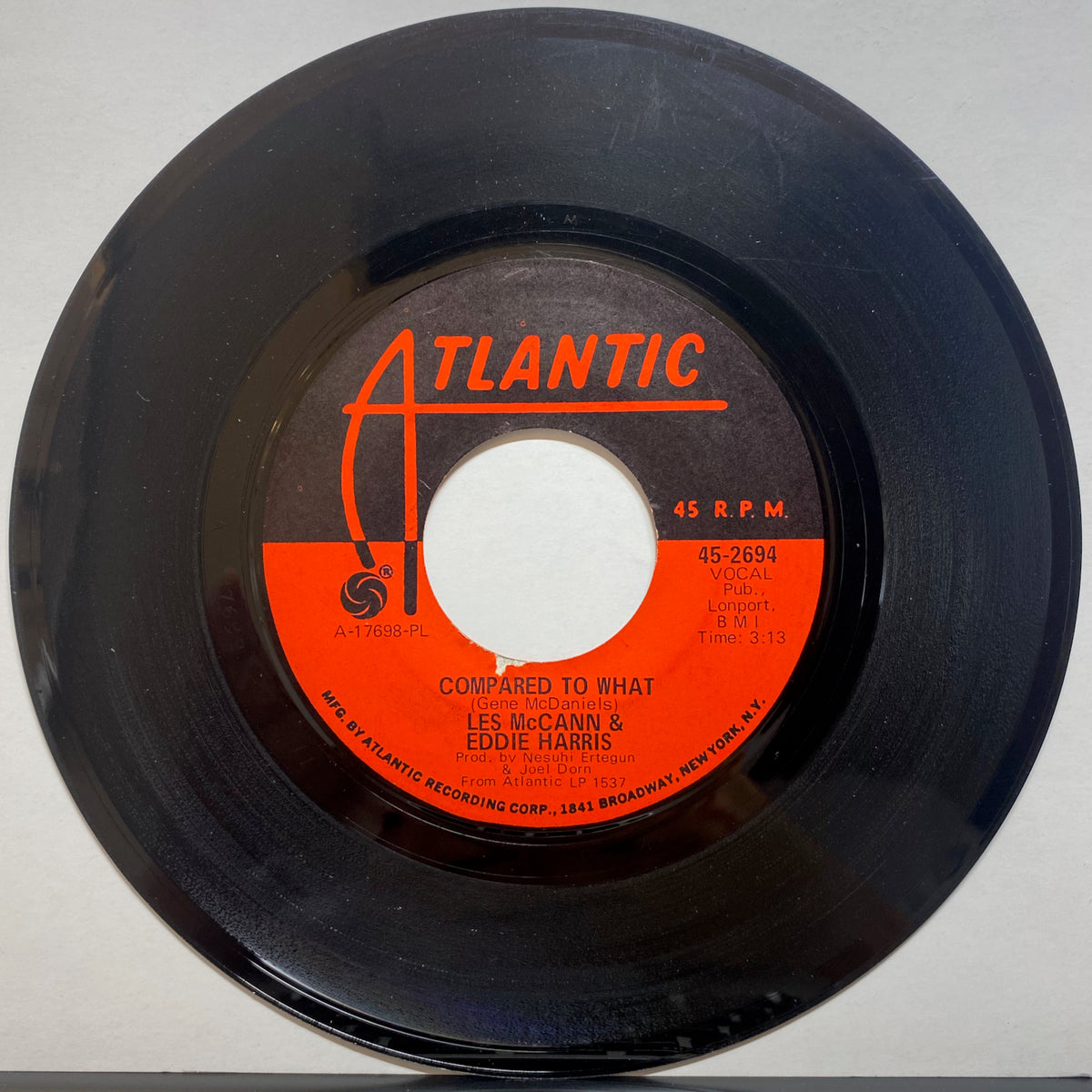 Compared To What - Les McCann & Eddie Harris | VINYL7 RECORDS