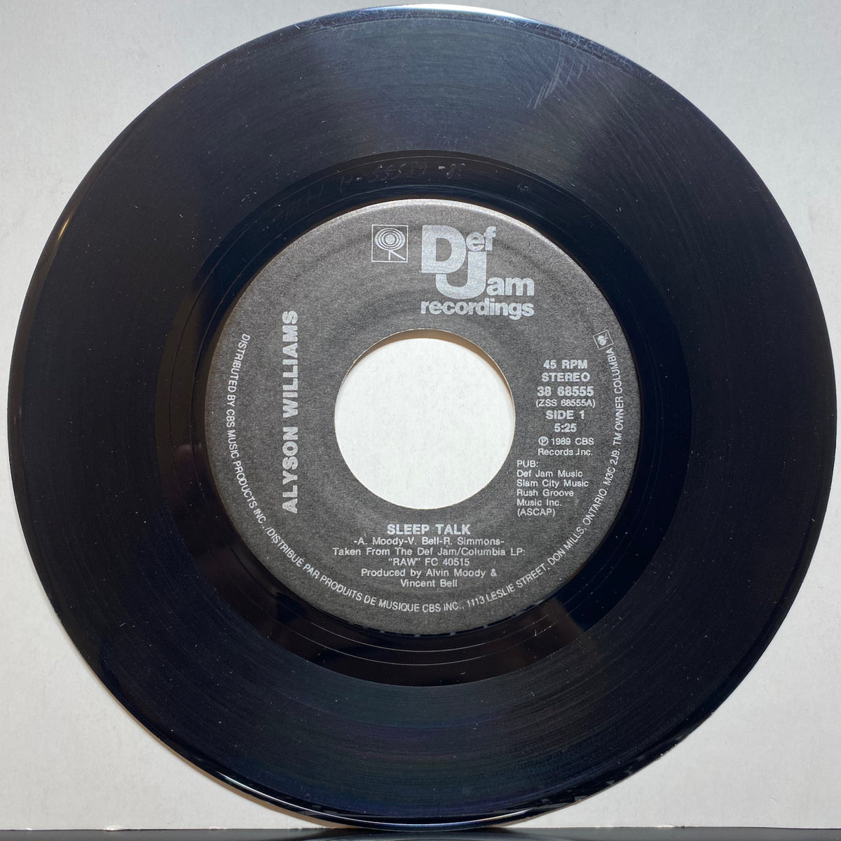 Sleep Talk - Alyson Williams | VINYL7 RECORDS