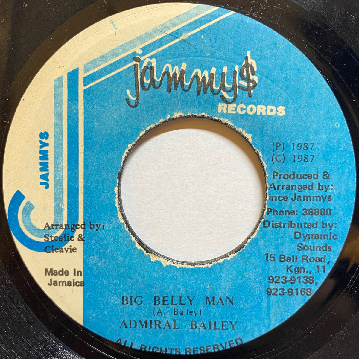 Big Belly Man - Admiral Bailey | VINYL7 RECORDS