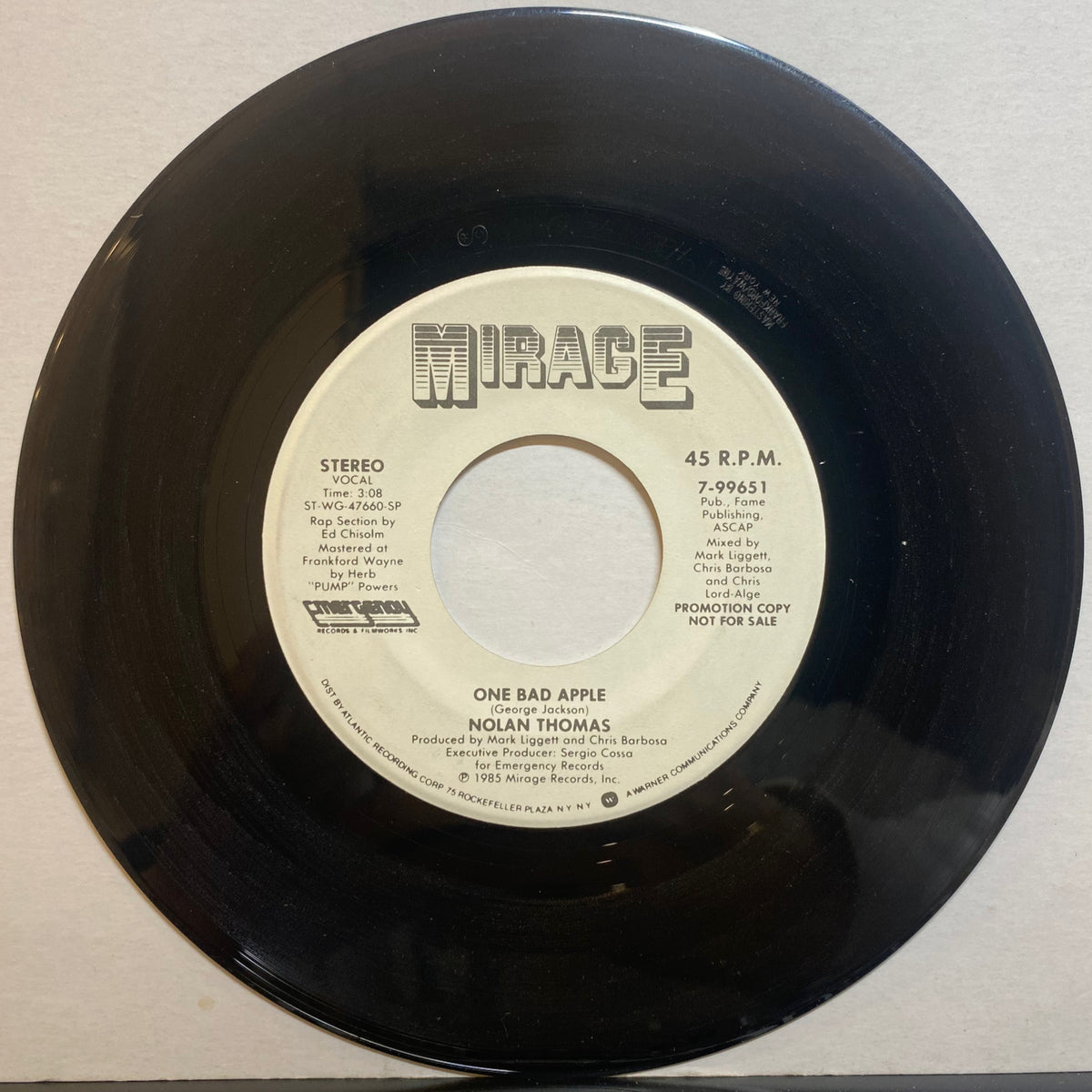 One Bad Apple - Nolan Thomas | VINYL7 RECORDS