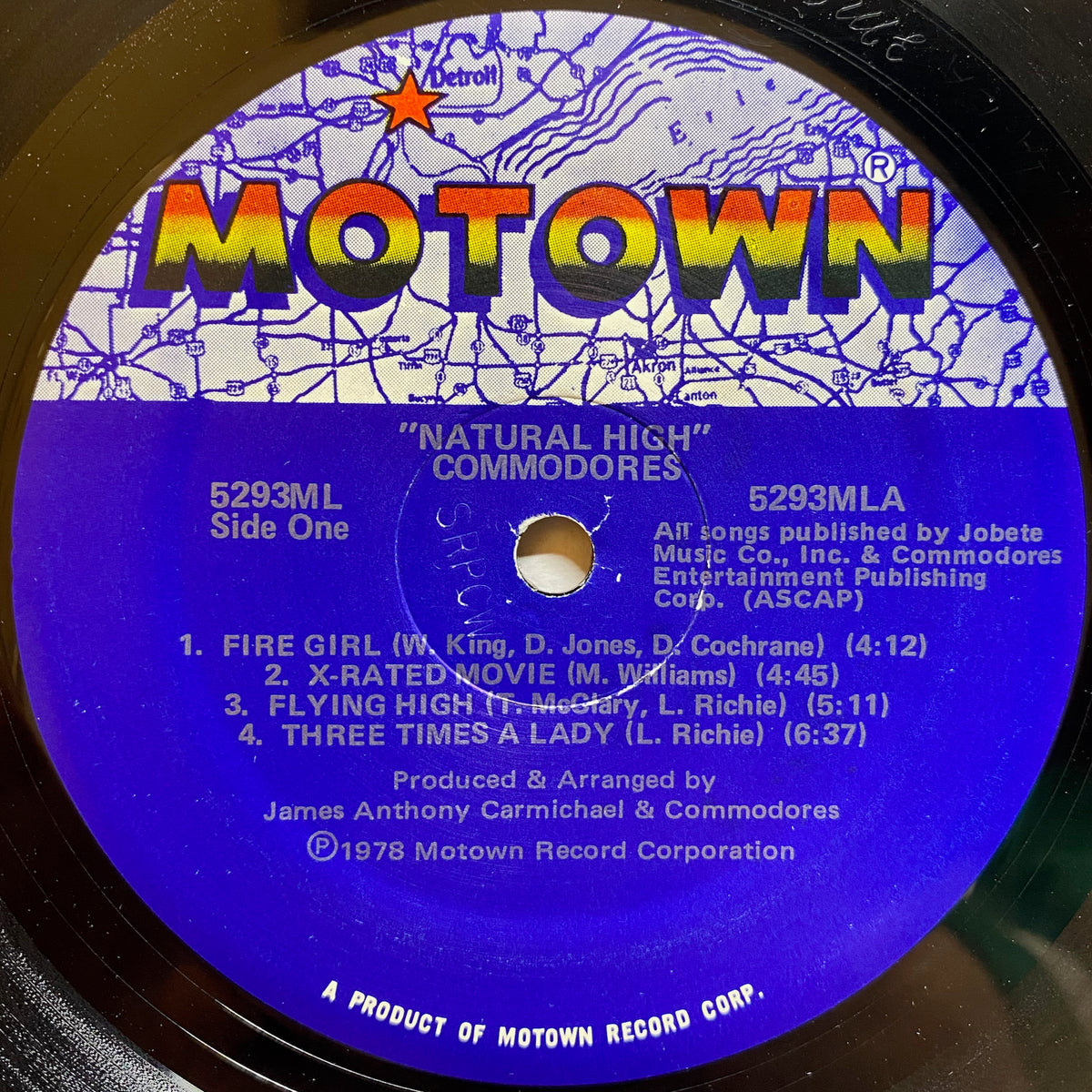 Natural High - Commodores | VINYL7 RECORDS