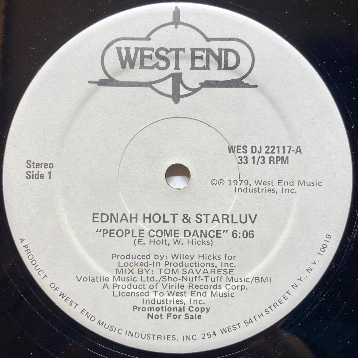 People Come Dance - Ednah Holt & Starluv | VINYL7 RECORDS