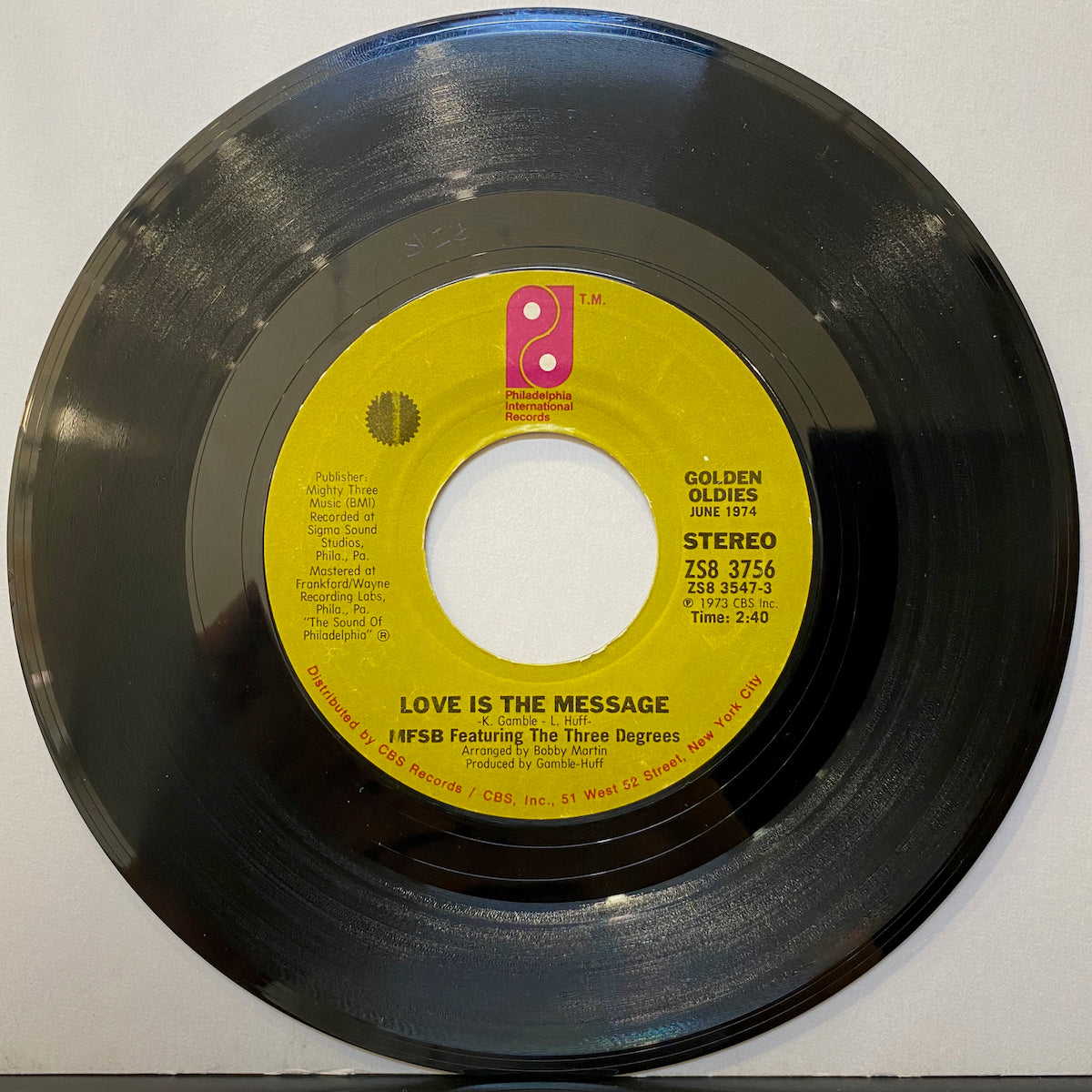 Love Is The Message / TSOP (The Sound Of Philadelphia) - MFSB Featuring ...